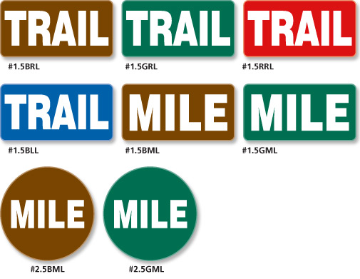 das Curb Markers - Relective Markers & Decals - Numerals, Distance ...