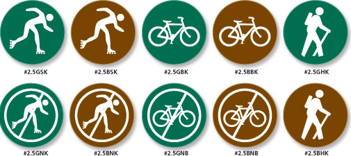 das Curb Markers - Relective Markers & Decals - Numerals, Distance ...